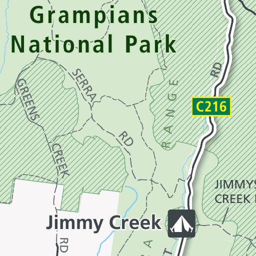 Grampians National Park Visitor Guide Map by Parks Victoria | Avenza Maps