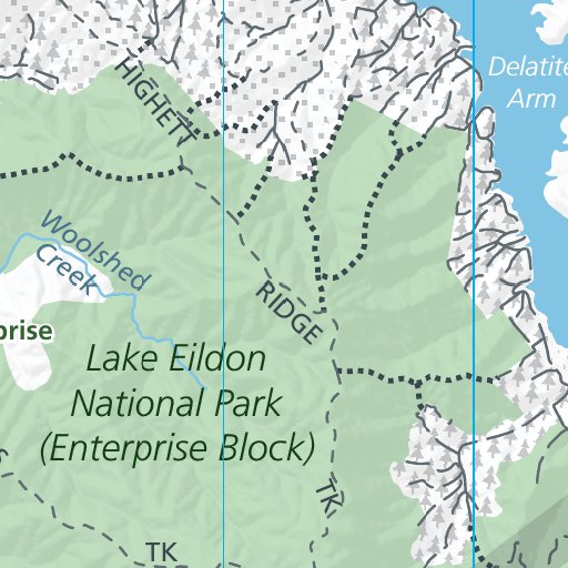 Lake Eildon National Park Visitor Guide Map by Parks Victoria | Avenza Maps