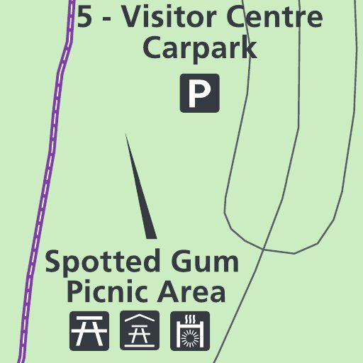 Lysterfield Park Visitor Guide - Inset Map by Parks Victoria | Avenza Maps