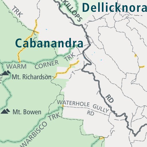 Snowy River National Park Visitor Guide Map by Parks Victoria | Avenza Maps