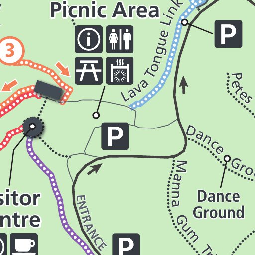 Tower Hill Reserve Visitor Guide Map by Parks Victoria | Avenza Maps