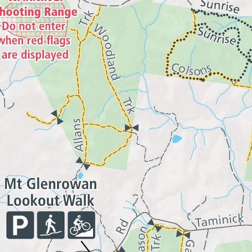 Warby-Ovens National Park (Southern Warby Ranges) Visitor Guide Map by ...