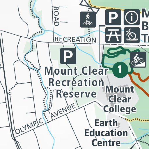 Woowookarung Regional Park Visitor Guide Map by Parks Victoria | Avenza ...