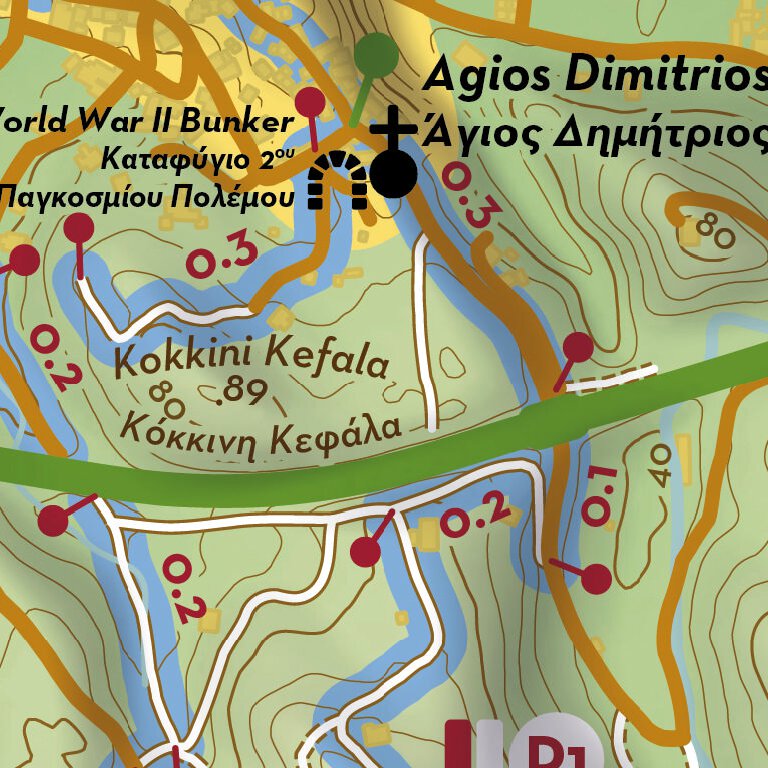 P1: Τhe hills of Platanias Map by Paths of Greece | Avenza Maps