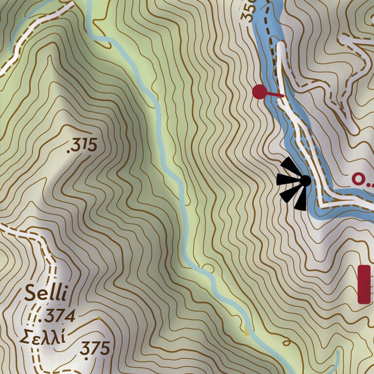 P3: Panorama Ridge Map by Paths of Greece | Avenza Maps