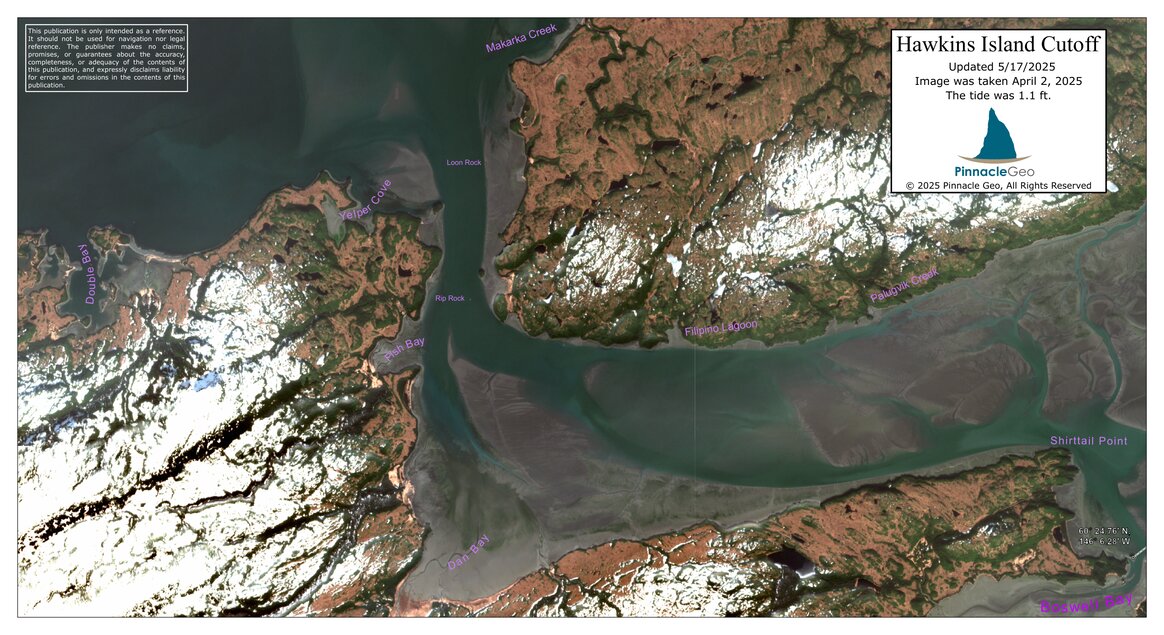 2025 Hawkins Island Cutoff Map by Pinnacle Geo | Avenza Maps