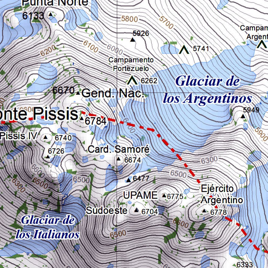 Monte Pissis 1/75.000 Map by Pixmap Cartografia Digital | Avenza Maps