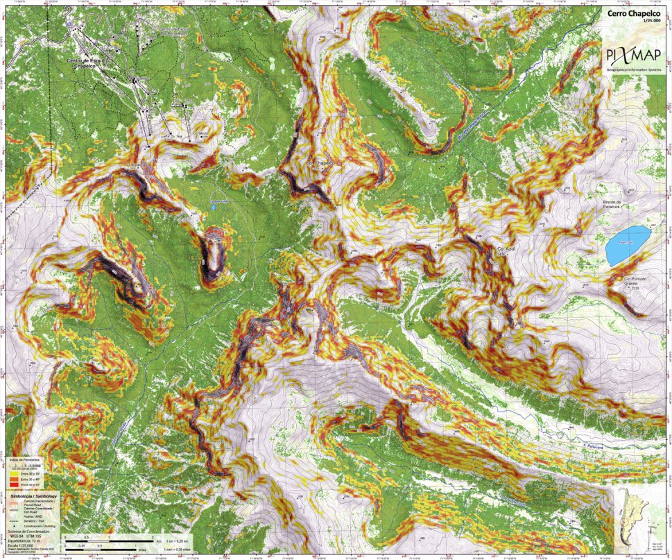 Chapelco - San Martín de los Andes 1/25.000 Map by Pixmap Cartografia ...