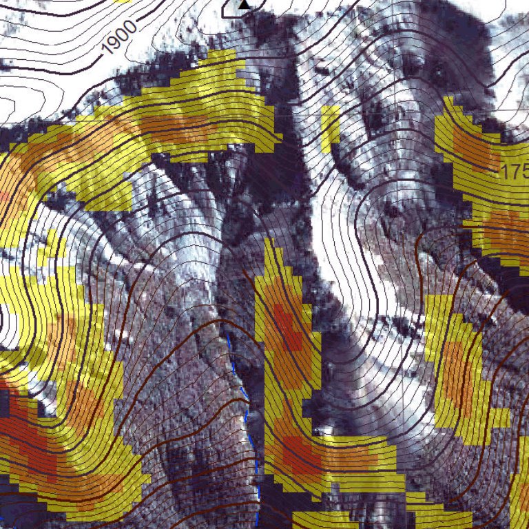 Mesada de los Baguales 1/25.000 Topo-Image Map by Pixmap Cartografia ...