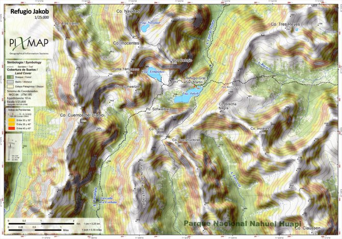Refugio Jacob 1/25.000 Map by Pixmap Cartografia Digital | Avenza Maps