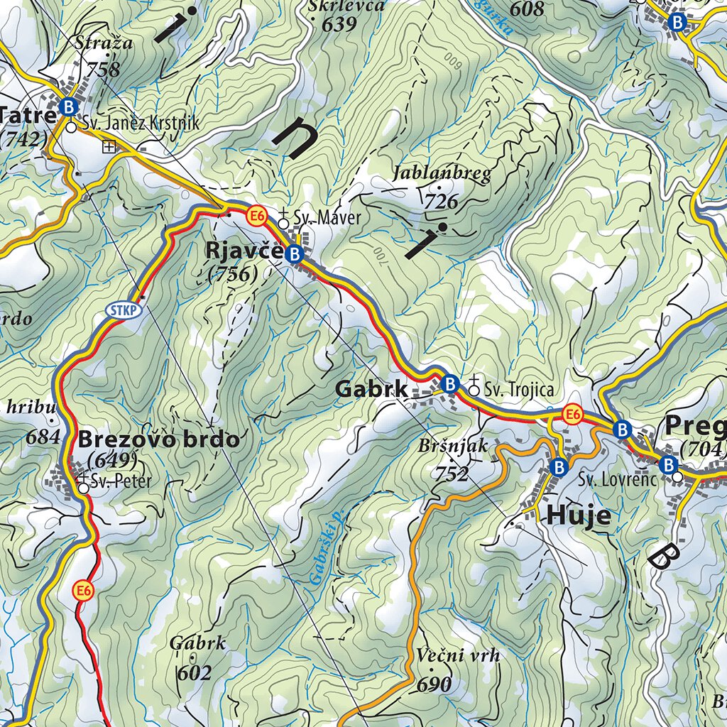 Slovenska Istra, Kras in okolica South-East 1 50.000 PZS Map by ...