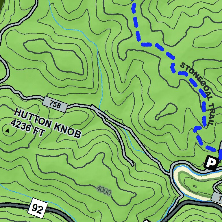 Cheat Summit Map by Pocahontas County Tourism Commission | Avenza Maps