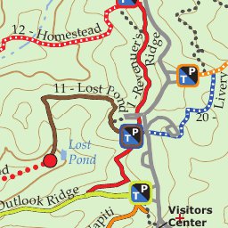 Trail Map #8, Mueller State Park, Pikes Peak Area by Pocket Pals Trail ...