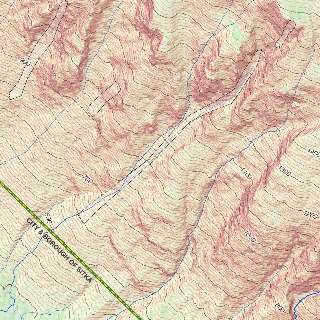 Sitka BCE 1-2 HPR Slope Map by Points North Maps | Avenza Maps