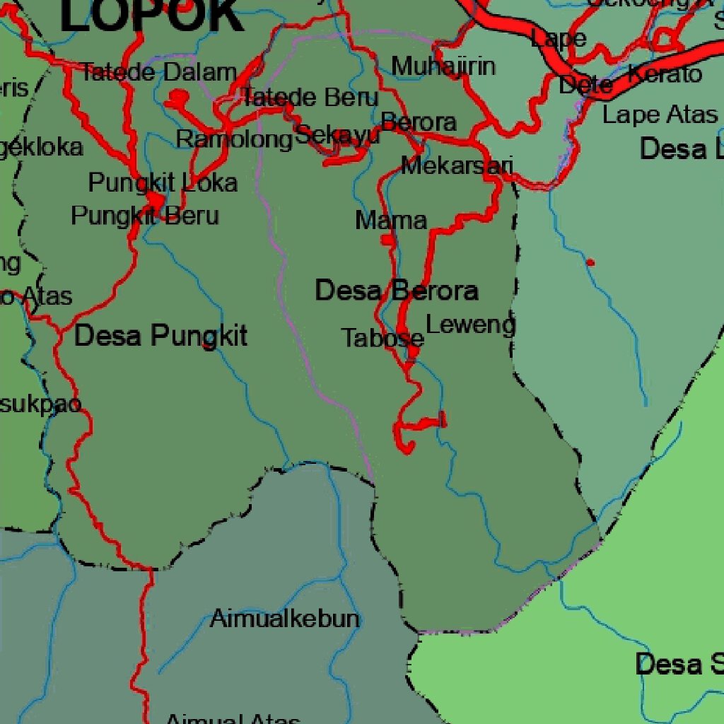 Nusa Tenggara Barat Map by Pusat Penelitian Kopi dan Kakao Indonesia ...