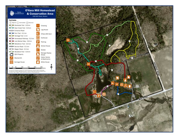 O'Hara Mill Homestead & Conservation Area Map by Quinte Conservation ...