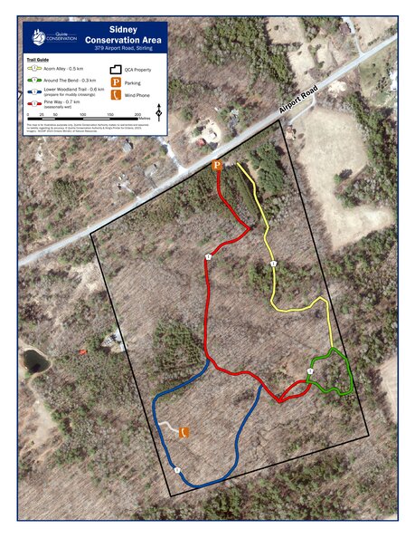 Sidney Conservation Area Map by Quinte Conservation | Avenza Maps