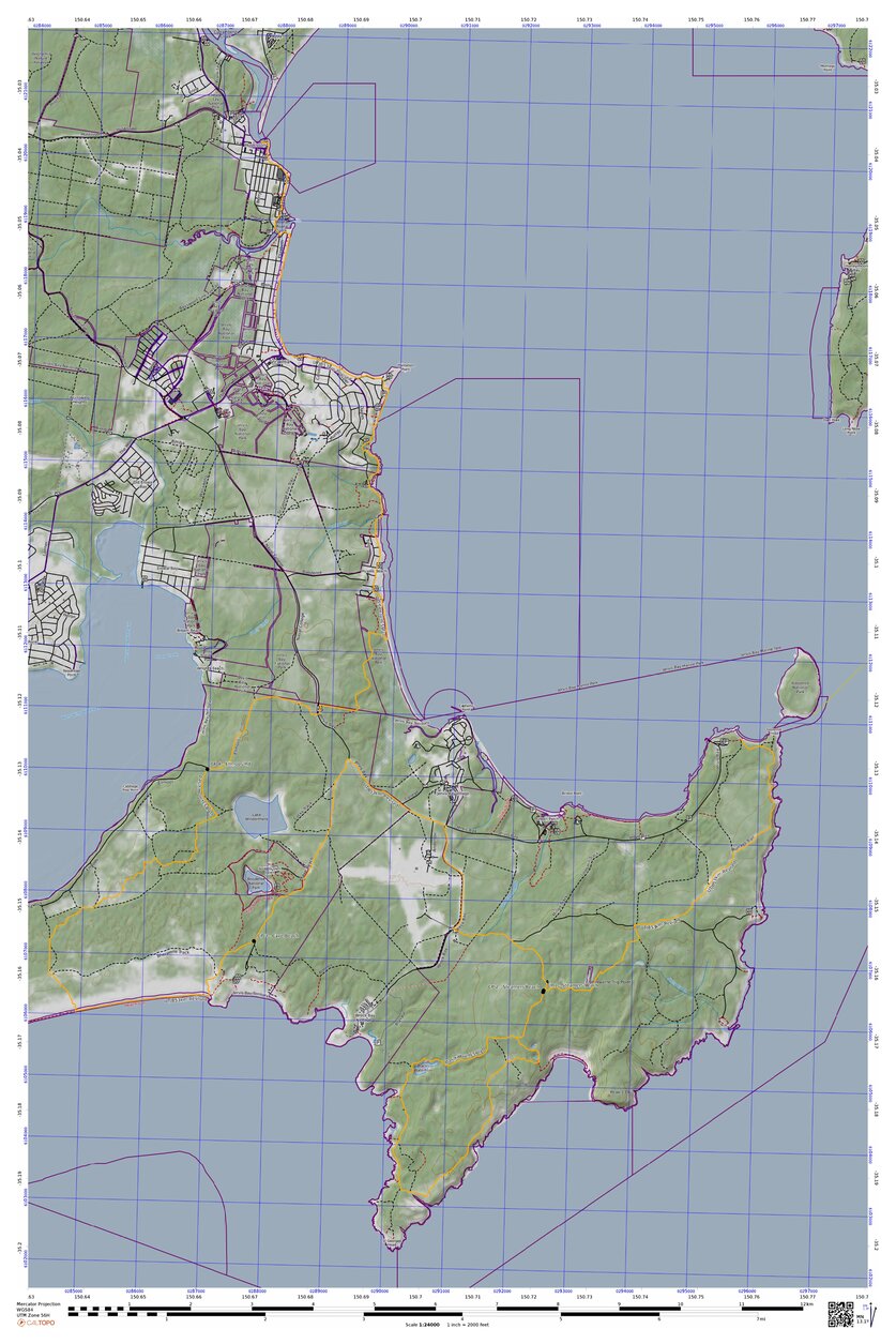 Ultra Trail Jervis Bay 53km Coastal Trail-REVISED Map by R and A ...
