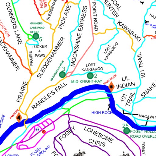 Cloud 9 Ranch Trail Map by Ranch Riders Club | Avenza Maps