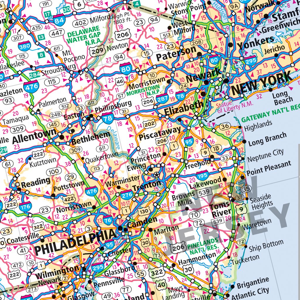 Rand McNally Eastern United States Map by Rand McNally Publishing ...