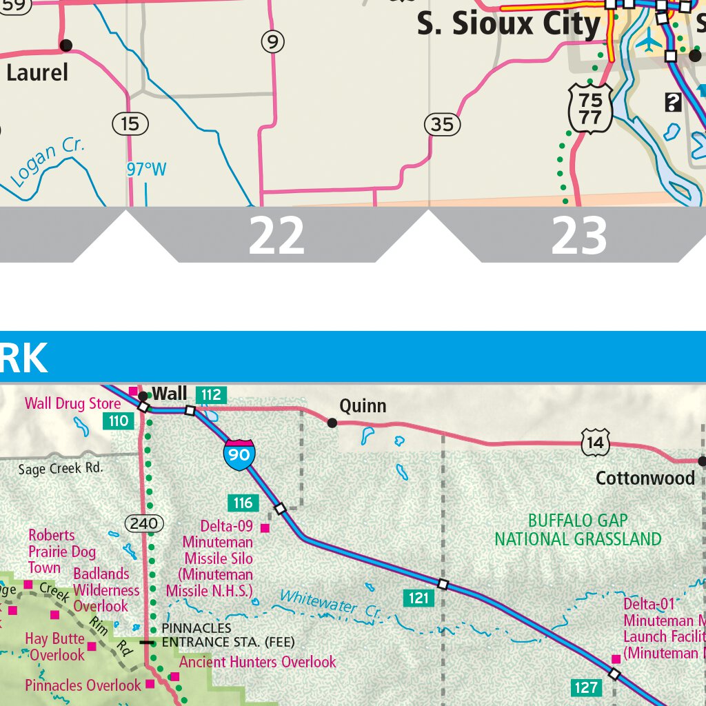 Rand McNally South Dakota State Map by Rand McNally Publishing | Avenza ...