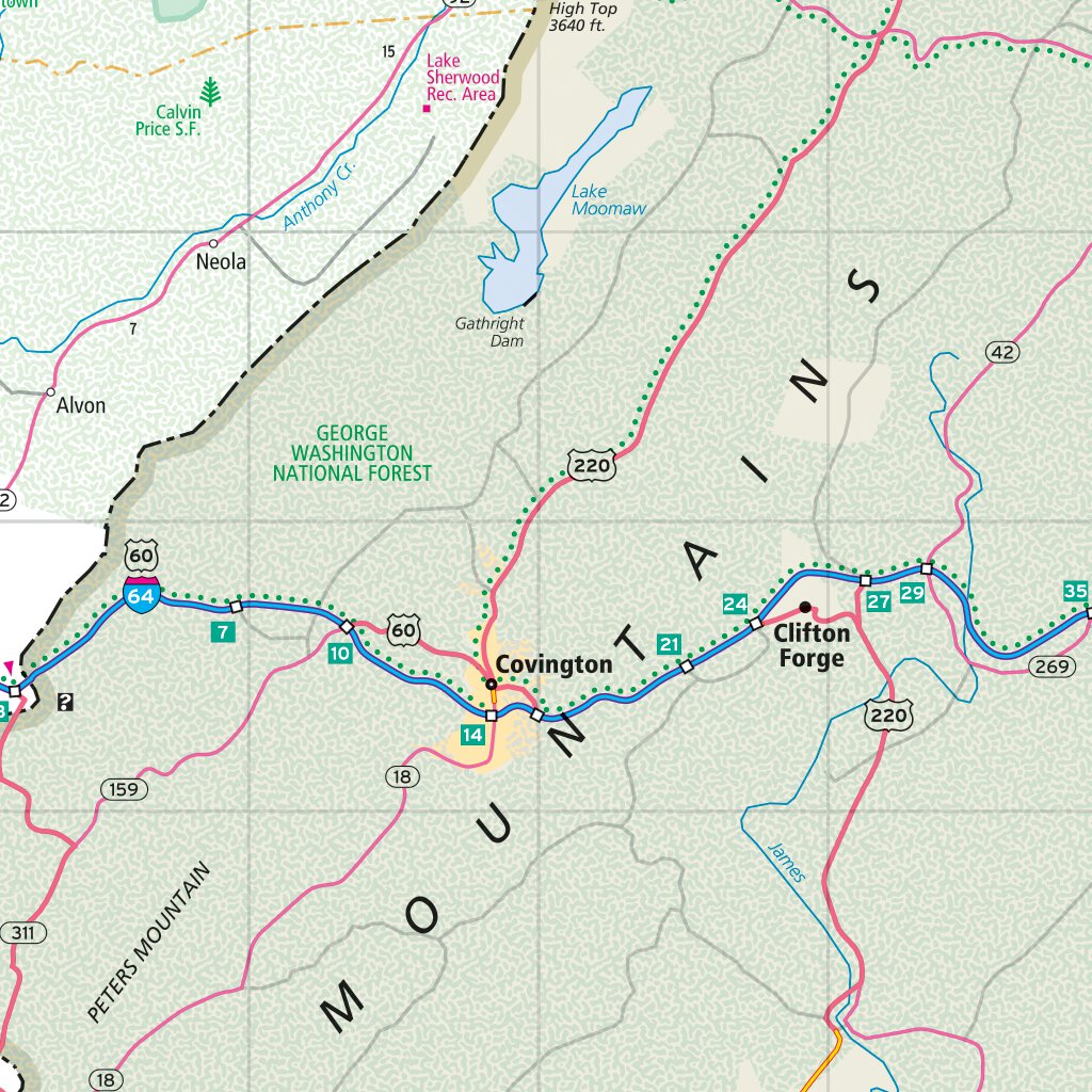 Rand McNally West Virginia State Map by Rand McNally Publishing ...