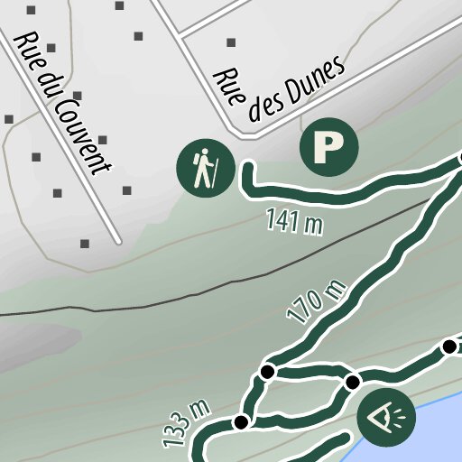 Action Sentier Lavallois | Secteur Dunes Map by Rando Quebec | Avenza Maps