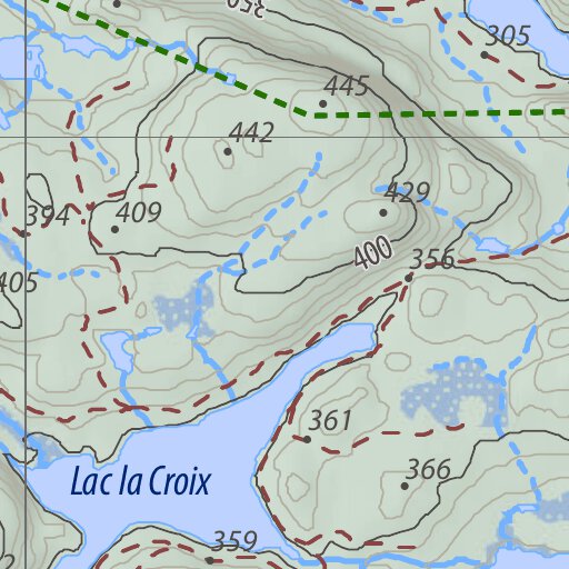 SNQ | Carte Lanaudière 25 Map by Rando Quebec | Avenza Maps