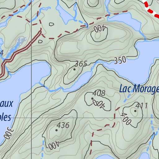 SNQ | Carte Lanaudière 25 Map by Rando Quebec | Avenza Maps