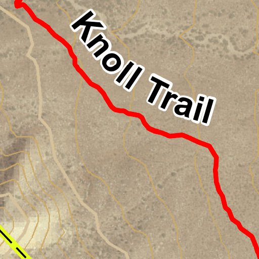 knoll Trail Map by Red Rock Canyon National Conservation Area | Avenza Maps