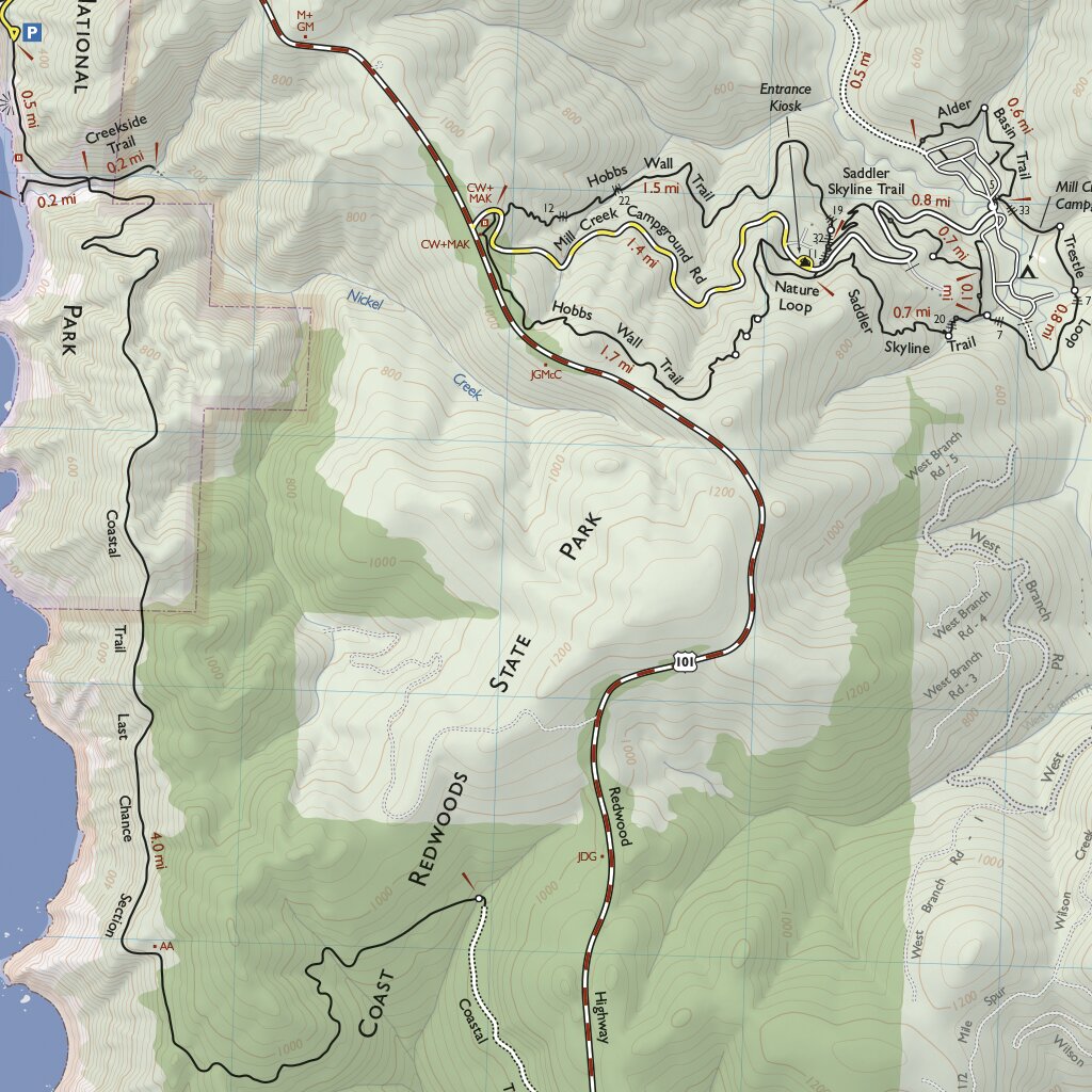 Jedediah Smith Redwoods State Park and Del Norte Coast Redwoods State ...