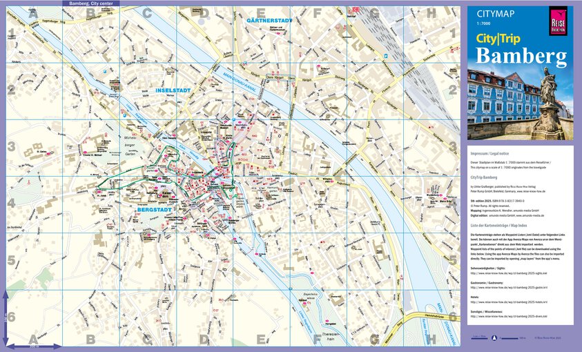 Citymap Bamberg 2025 Map by Reise Know-How Verlag Peter Rump GmbH ...