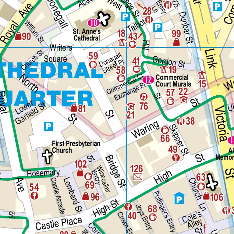 Citymap Belfast 2024 Map by Reise Know-How Verlag Peter Rump GmbH ...