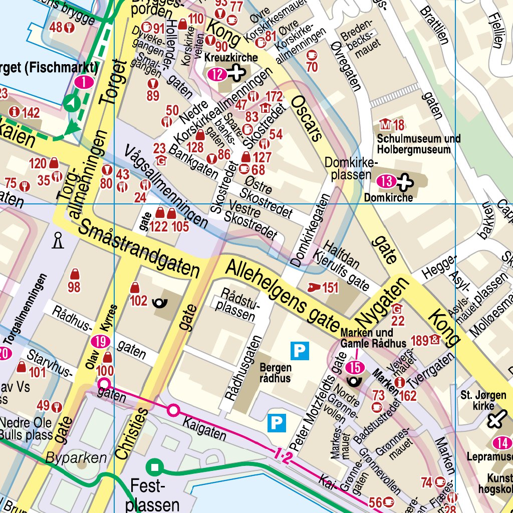 Citymap Bergen 2025 Map by Reise Know-How Verlag Peter Rump GmbH ...
