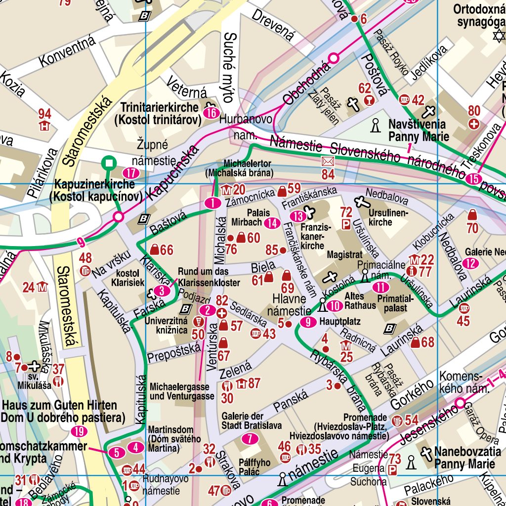 Citymap Bratislava 2026 Map by Reise Know-How Verlag Peter Rump GmbH ...