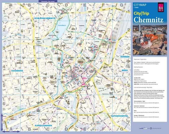 Citymap Chemnitz 2025 Map by Reise Know-How Verlag Peter Rump GmbH ...