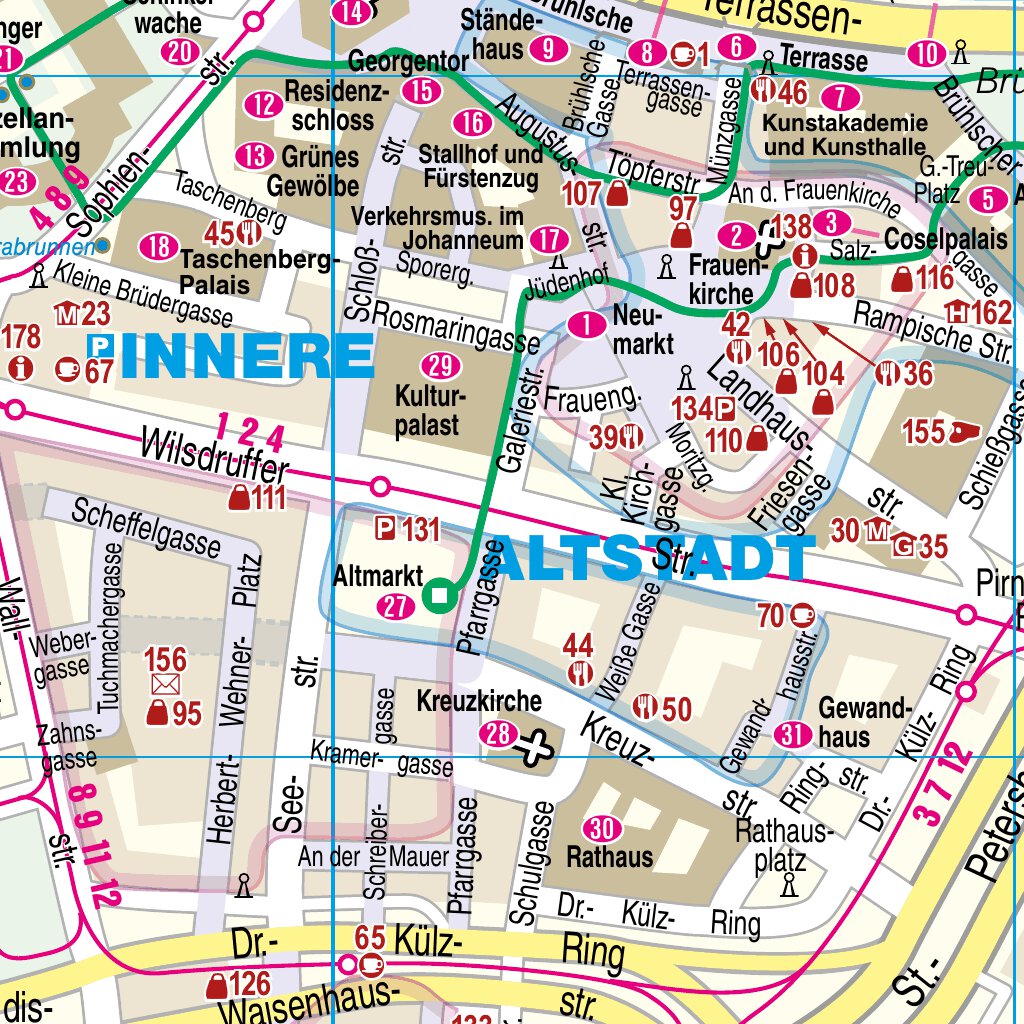 Citymap Dresden 2024 Map by Reise Know-How Verlag Peter Rump GmbH ...
