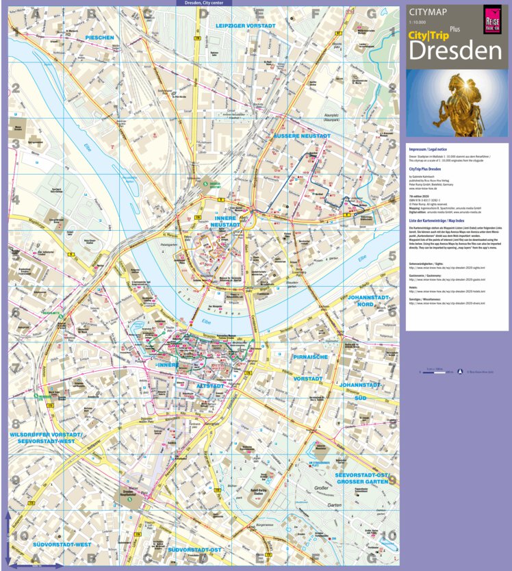 Citymap Dresden PLUS 2020 Map by Reise Know-How Verlag Peter Rump GmbH ...