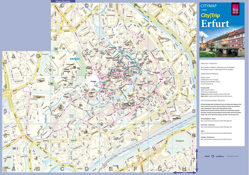 Citymap2 Erfurt 2025 Map by Reise Know-How Verlag Peter Rump GmbH ...