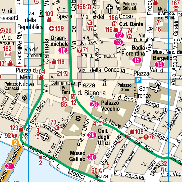 Citymap Florence 2026 Map by Reise Know-How Verlag Peter Rump GmbH ...