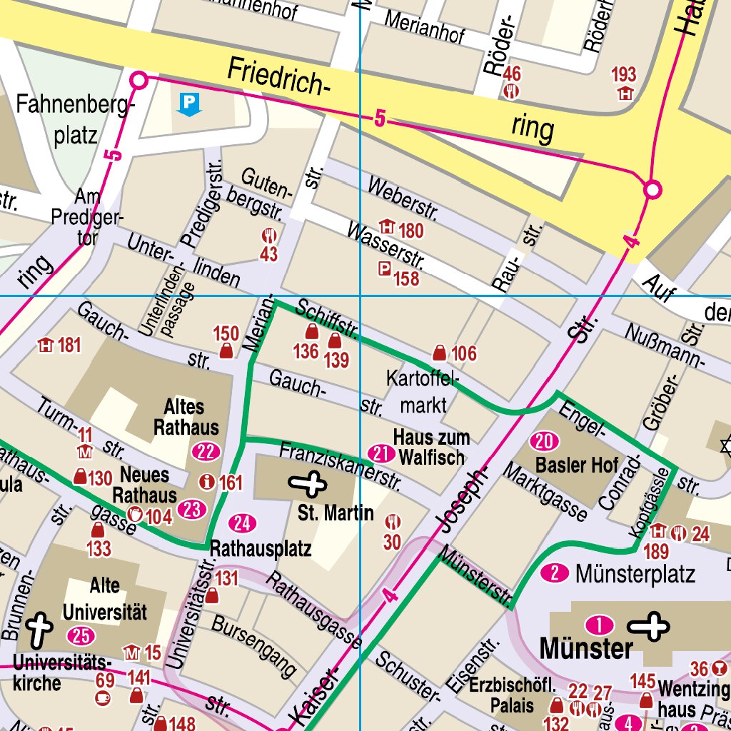 Citymap Freiburg 2025 Map by Reise Know-How Verlag Peter Rump GmbH ...