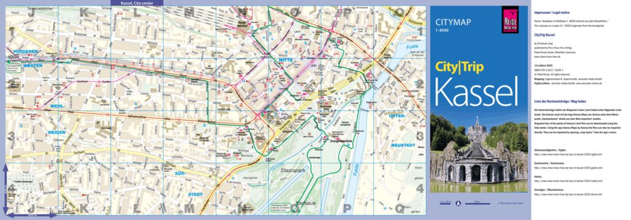 Citymap Kassel 2020 Map by Reise Know-How Verlag Peter Rump GmbH ...