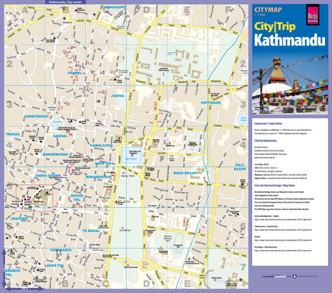 Citymap Kathmandu Map by Reise Know-How Verlag Peter Rump GmbH | Avenza ...