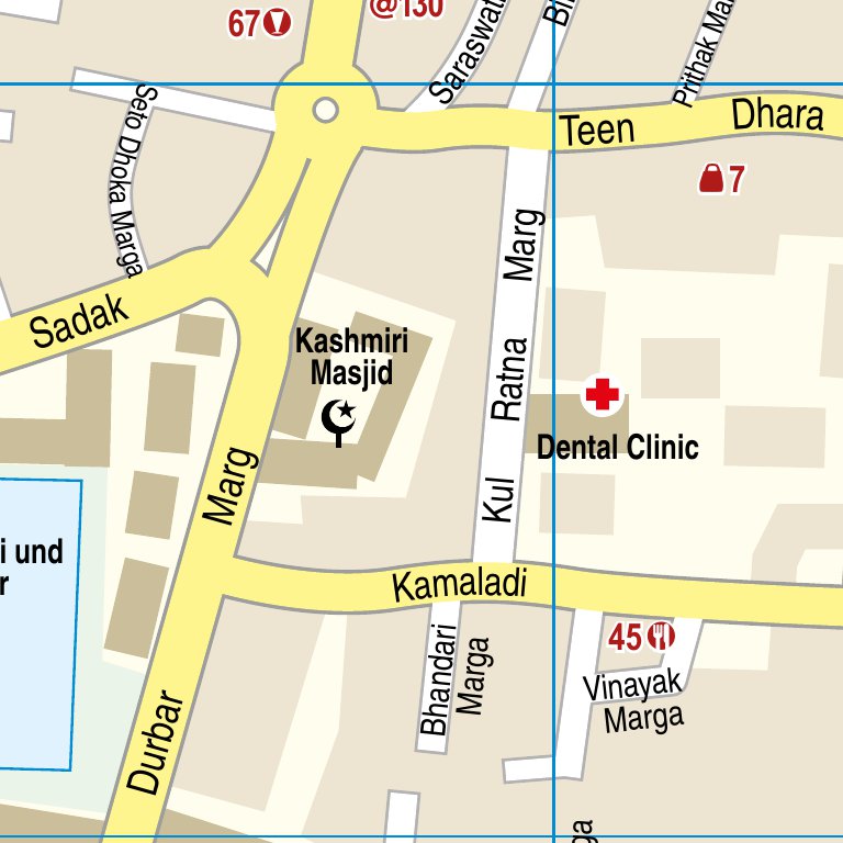 Citymap Kathmandu Map by Reise Know-How Verlag Peter Rump GmbH | Avenza ...