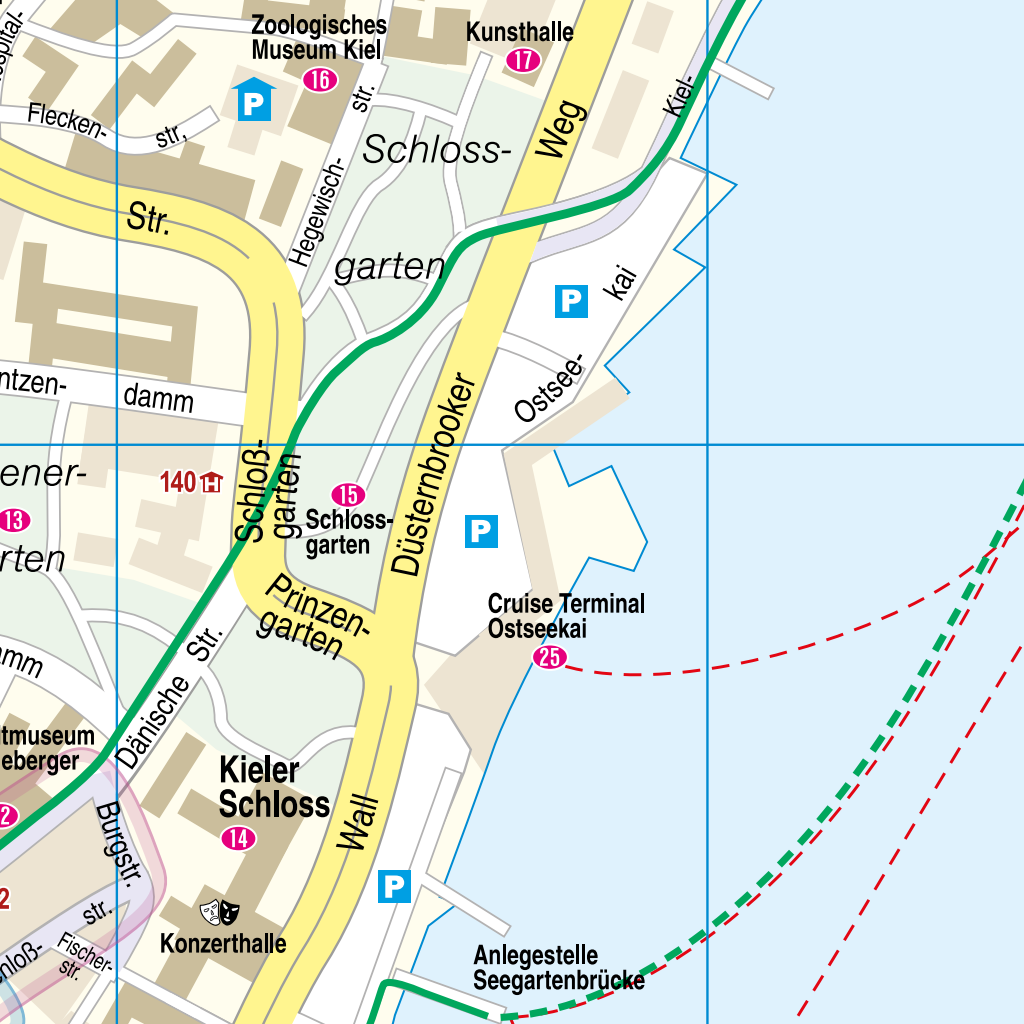 Citymap Kiel 2026 Map by Reise Know-How Verlag Peter Rump GmbH | Avenza ...