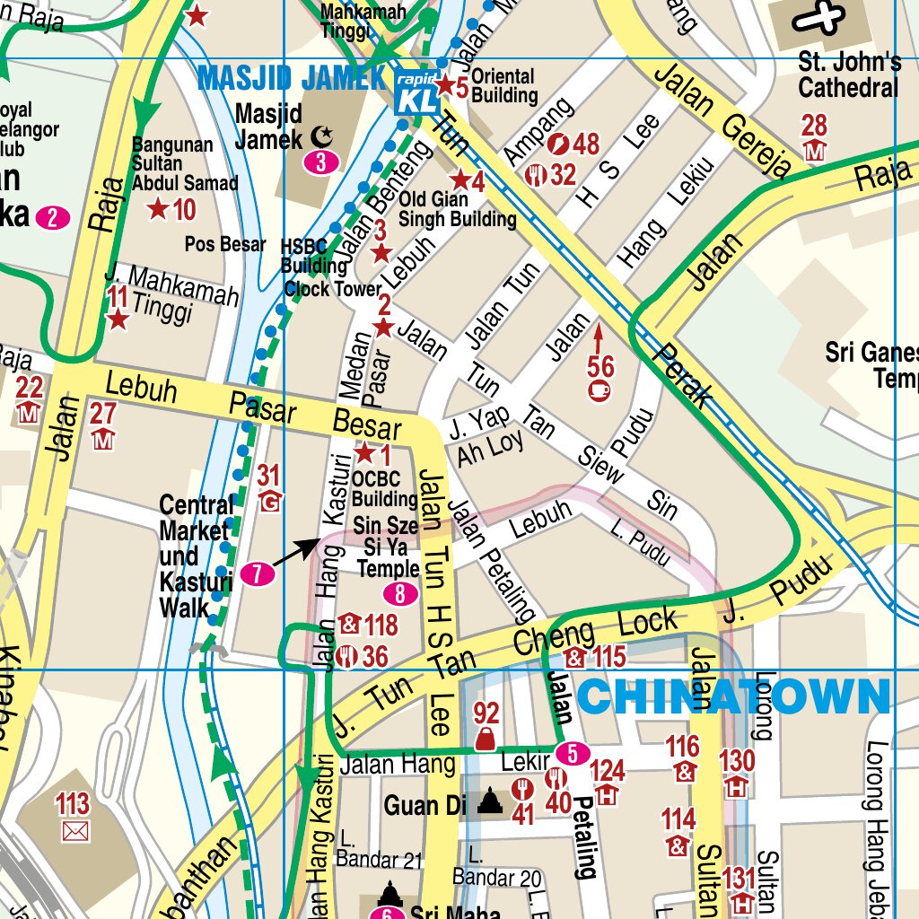 Citymap Kuala Lumpur 2024 Map by Reise Know-How Verlag Peter Rump GmbH ...