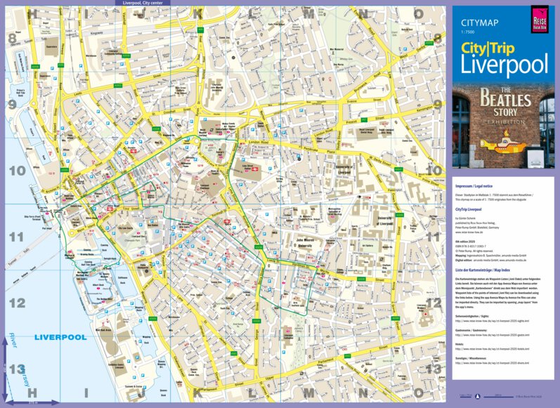 Citymap Liverpool 2020 Map by Reise Know-How Verlag Peter Rump GmbH ...