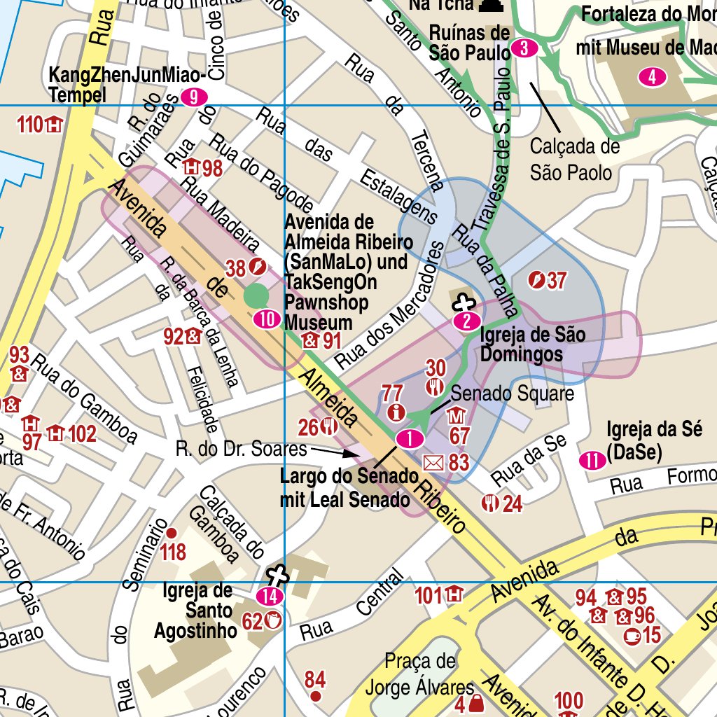 Citymap Macau Map by Reise Know-How Verlag Peter Rump GmbH | Avenza Maps