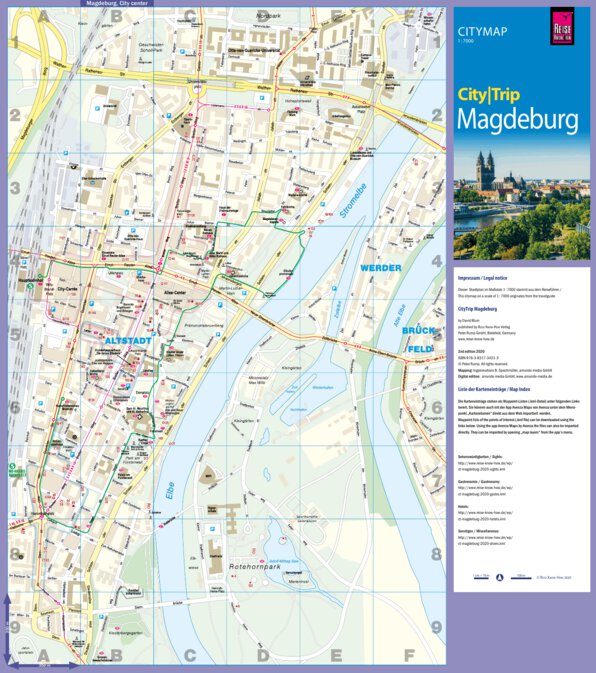 Citymap Magdeburg 2020 Map by Reise Know-How Verlag Peter Rump GmbH ...
