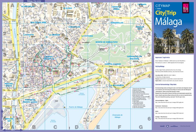 Citymap Malaga 2020 Map by Reise Know-How Verlag Peter Rump GmbH ...